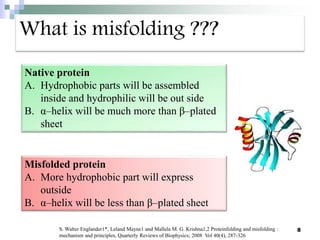Protein misfolding & diseases | PPTX