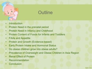 Protein need in early life | PPTX | Parenting Babies and Toddlers ...