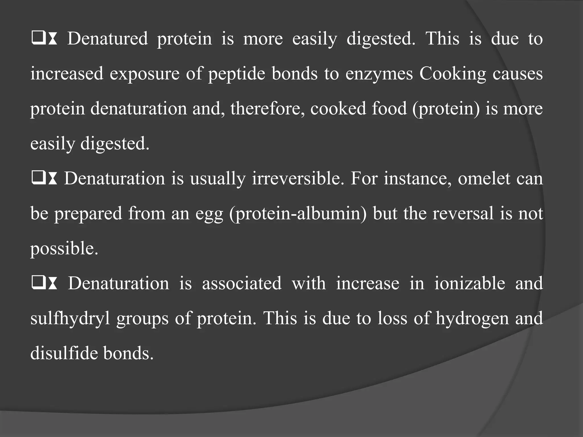 Proteins folding and denaturation | PPTX