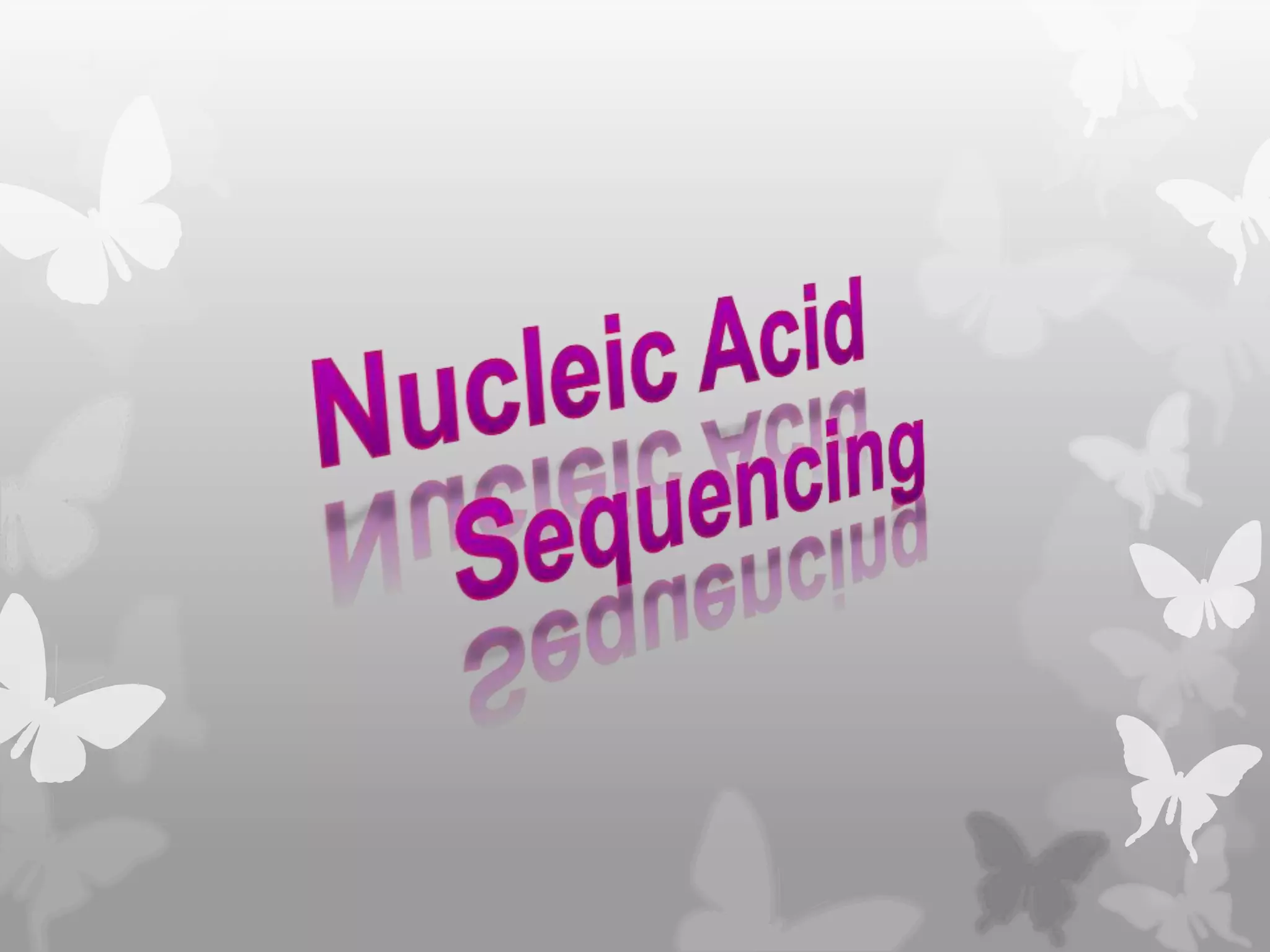 Protein and nucleic acid sequencing | PPT | Chemistry | Science