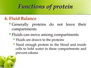protein in human health and nutrition ppt | PPT