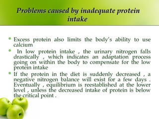 protein in human health and nutrition ppt | PPT