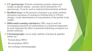 PROTEIN & PEPTIDE DELIVERY SYSTEM FORMULATION | PPTX