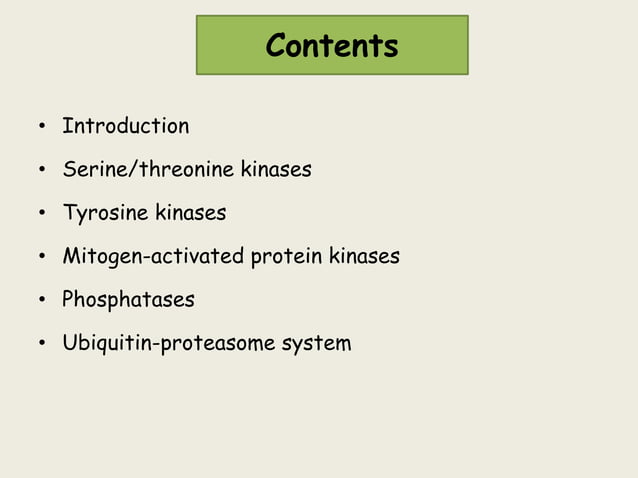 Protein phosphorylation, kinases and phosphatases | PPTX | Endocrine and Metabolic Diseases ...