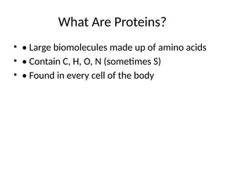 Protein_Presentation.pptx classification | PPTX