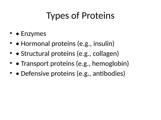 Protein_Presentation.pptx classification | PPTX