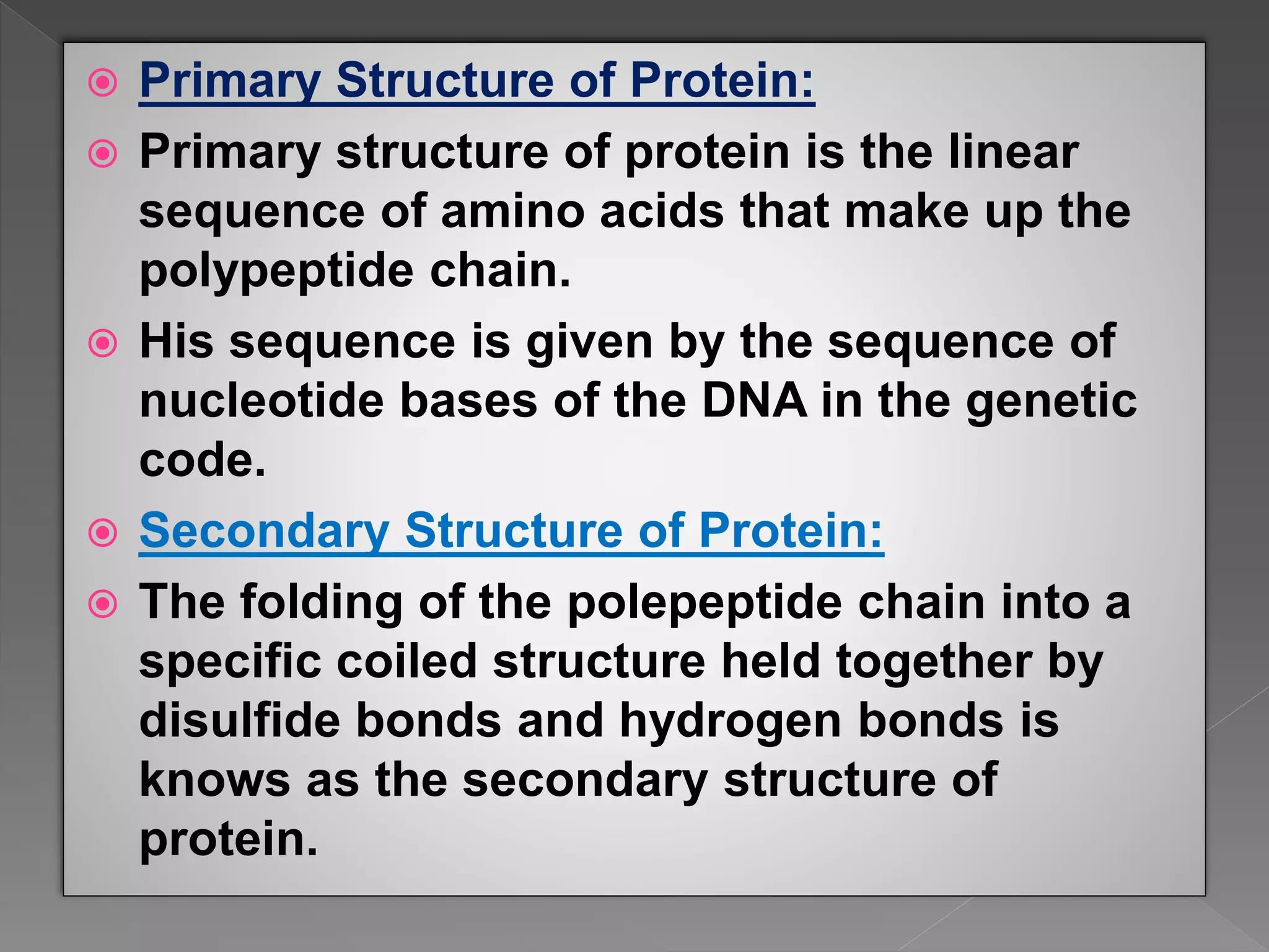 Protein Classification & Features By Syekat | PPTX