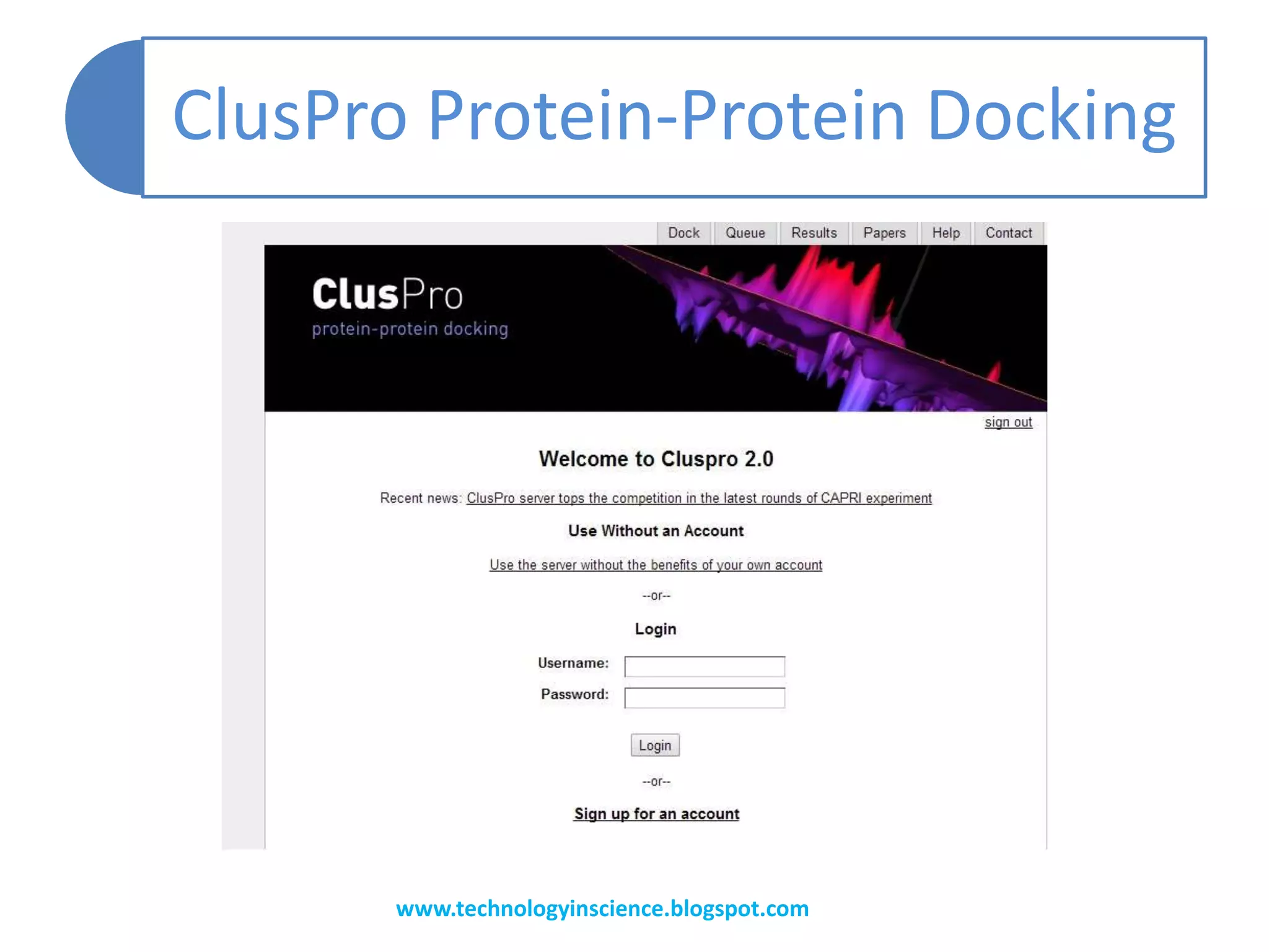 Protein – protein docking using | PPTX