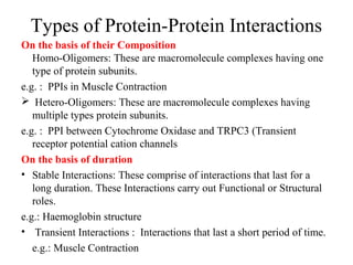 Protein protein interaction | PPT
