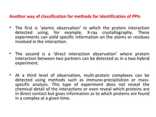 Protein protein interaction | PPT