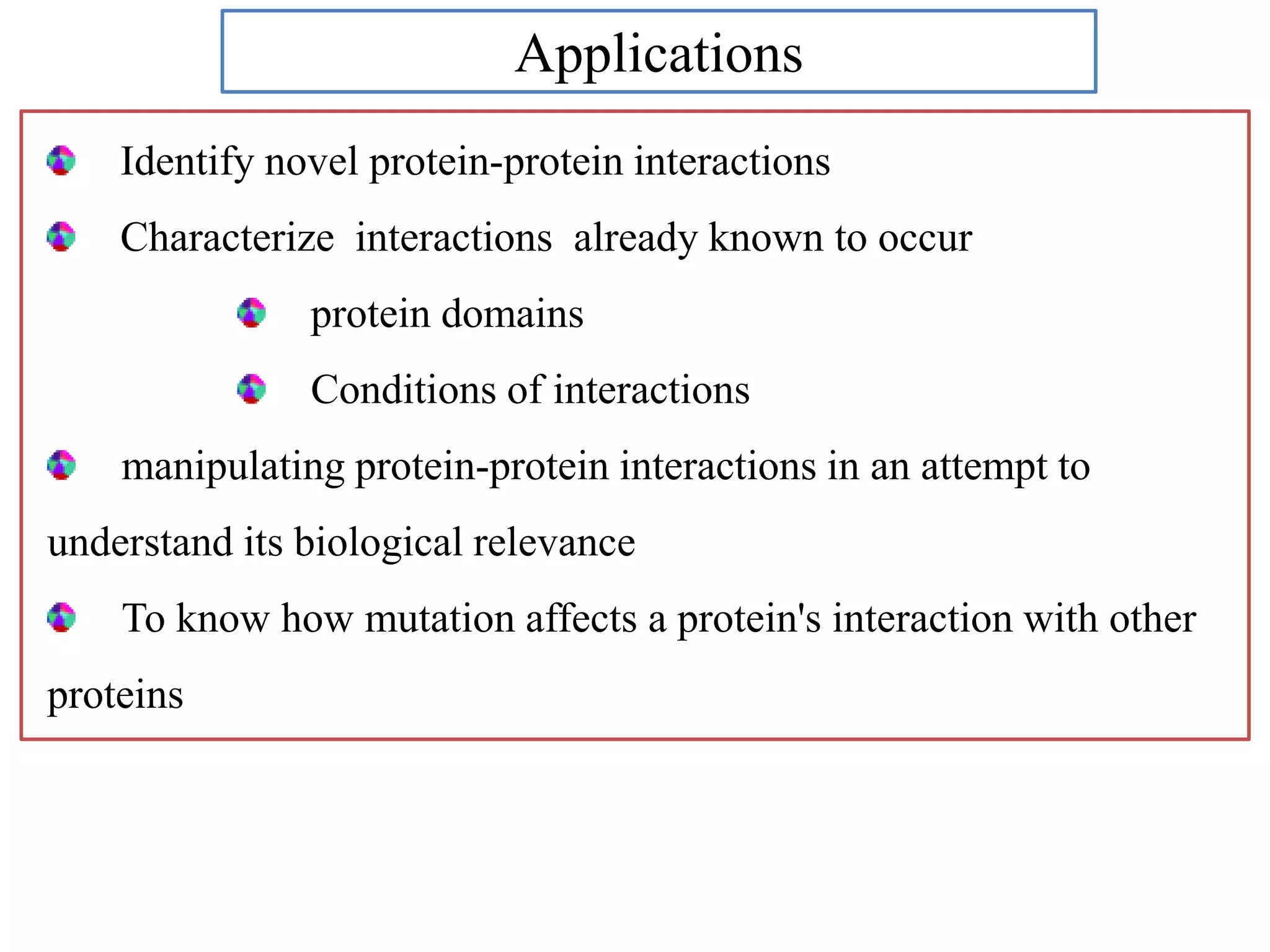 Protein protein interactions | PPTX