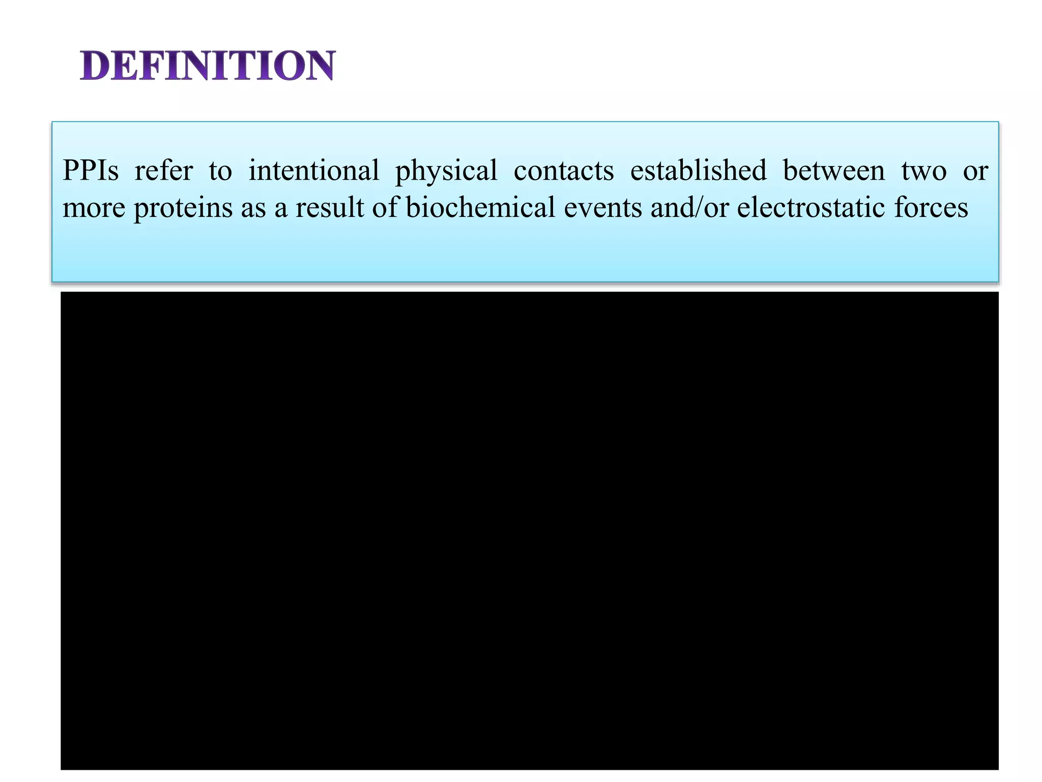 Protein protein interactions | PPTX