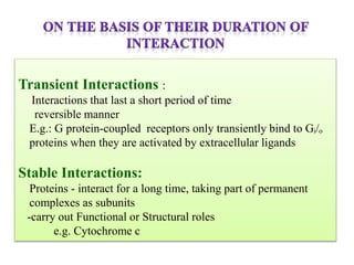 Protein protein interactions | PPTX