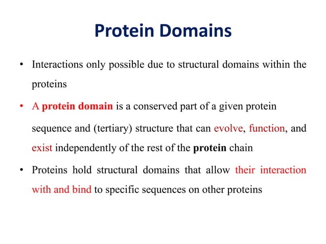 Protein protein interactions | PPTX