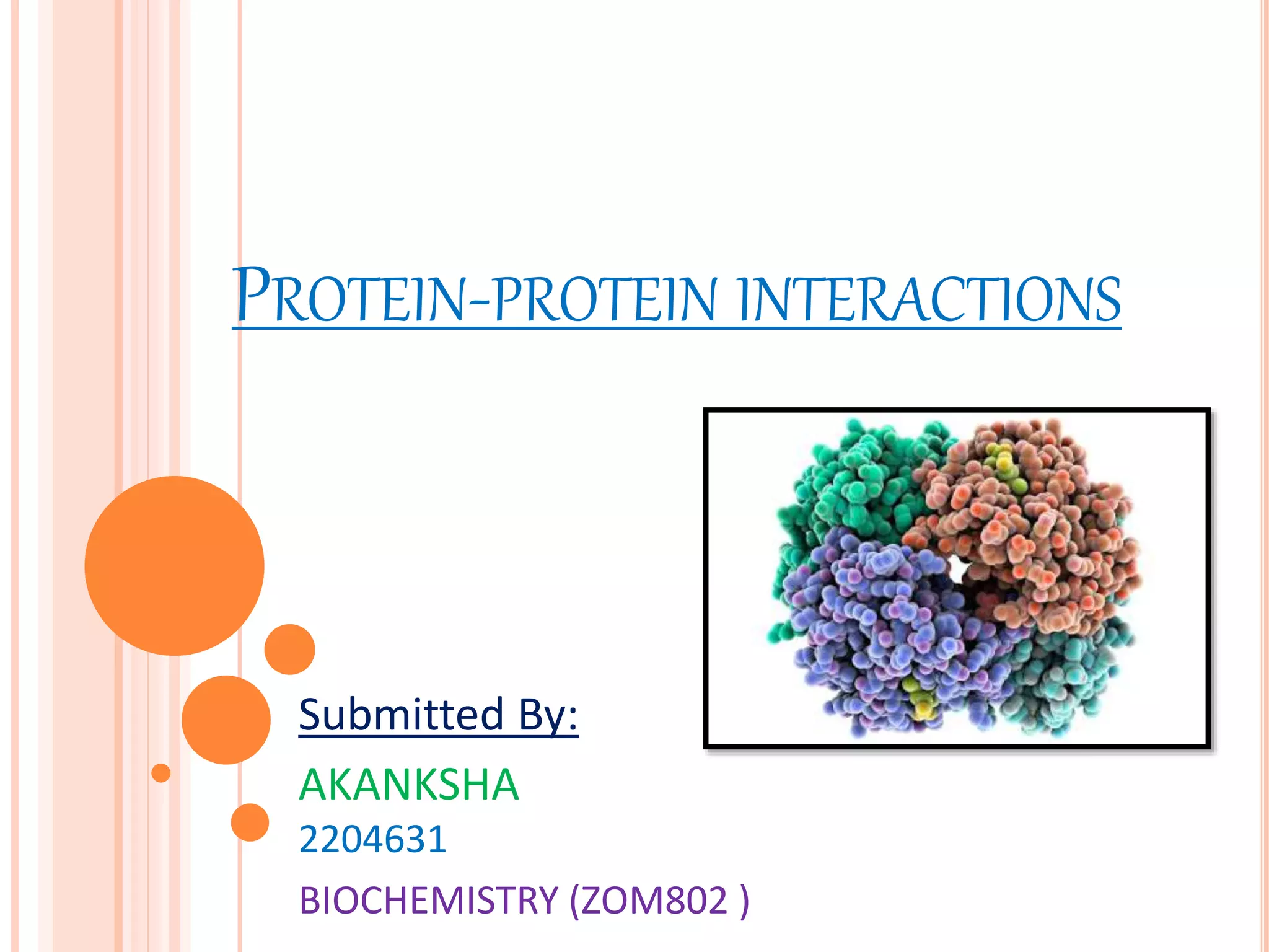 Protein protein interactions.pptx