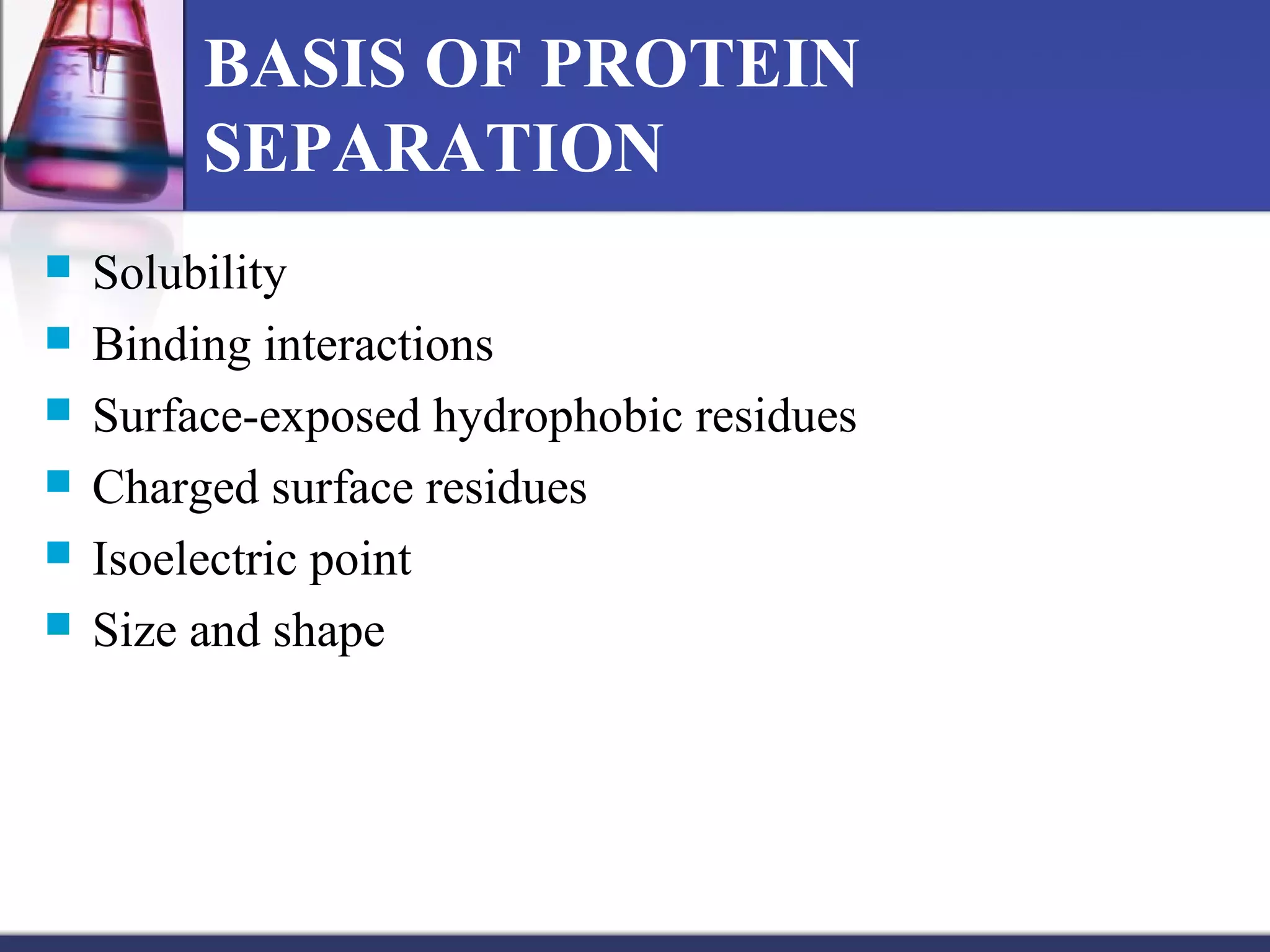Protein purification techniques | PPT