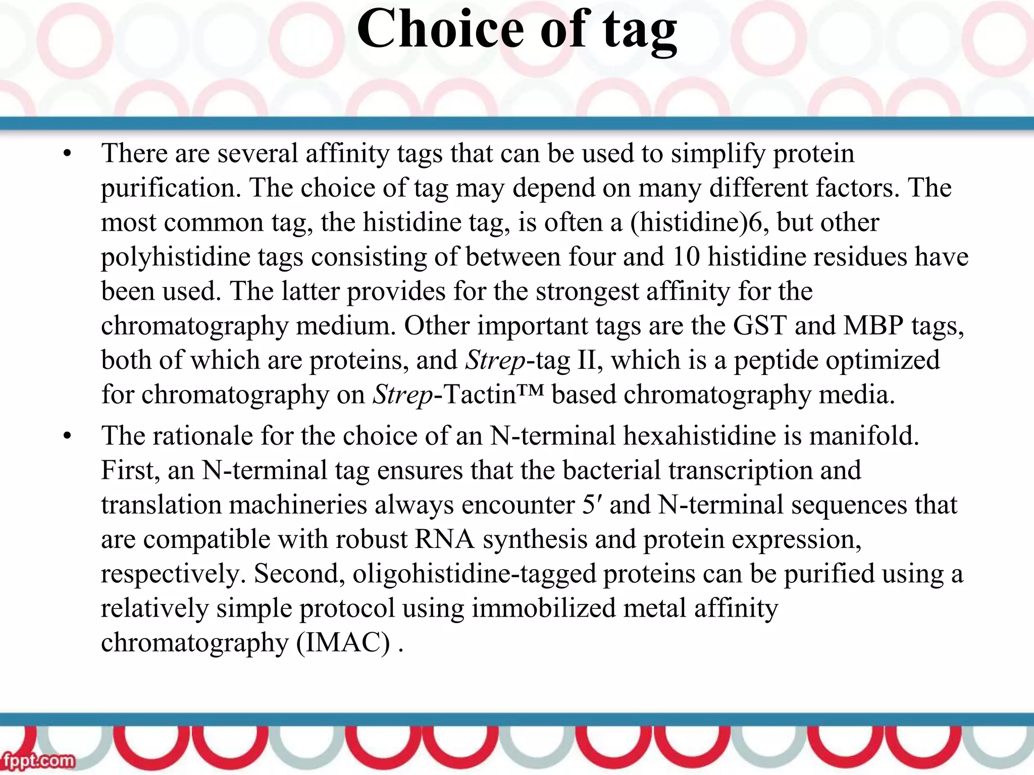 Protein purification | PPTX