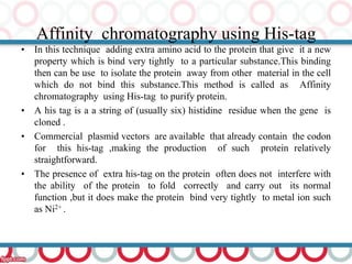 Protein purification | PPTX