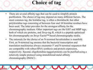 Protein purification | PPTX