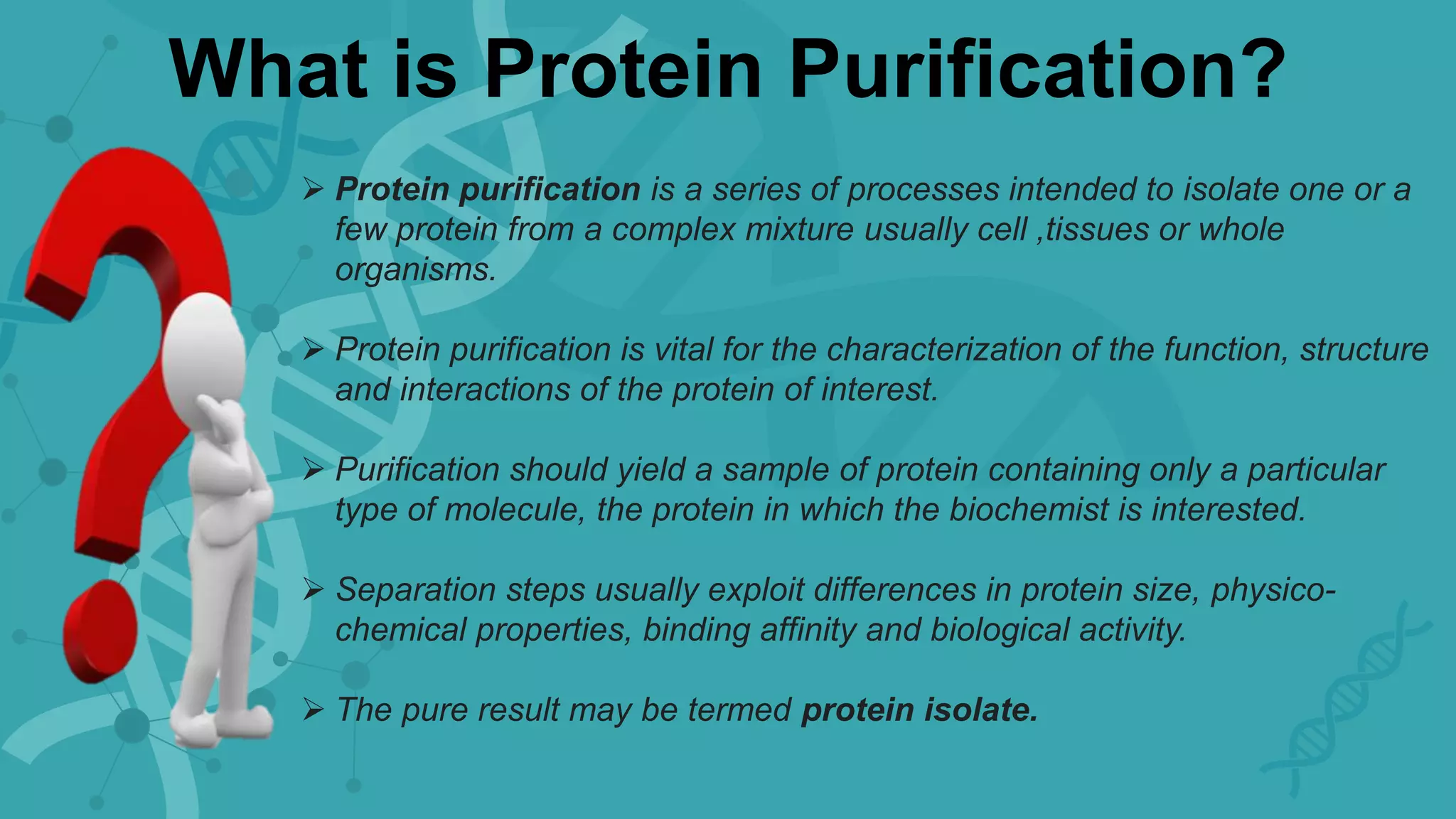 Protein purification | PPTX