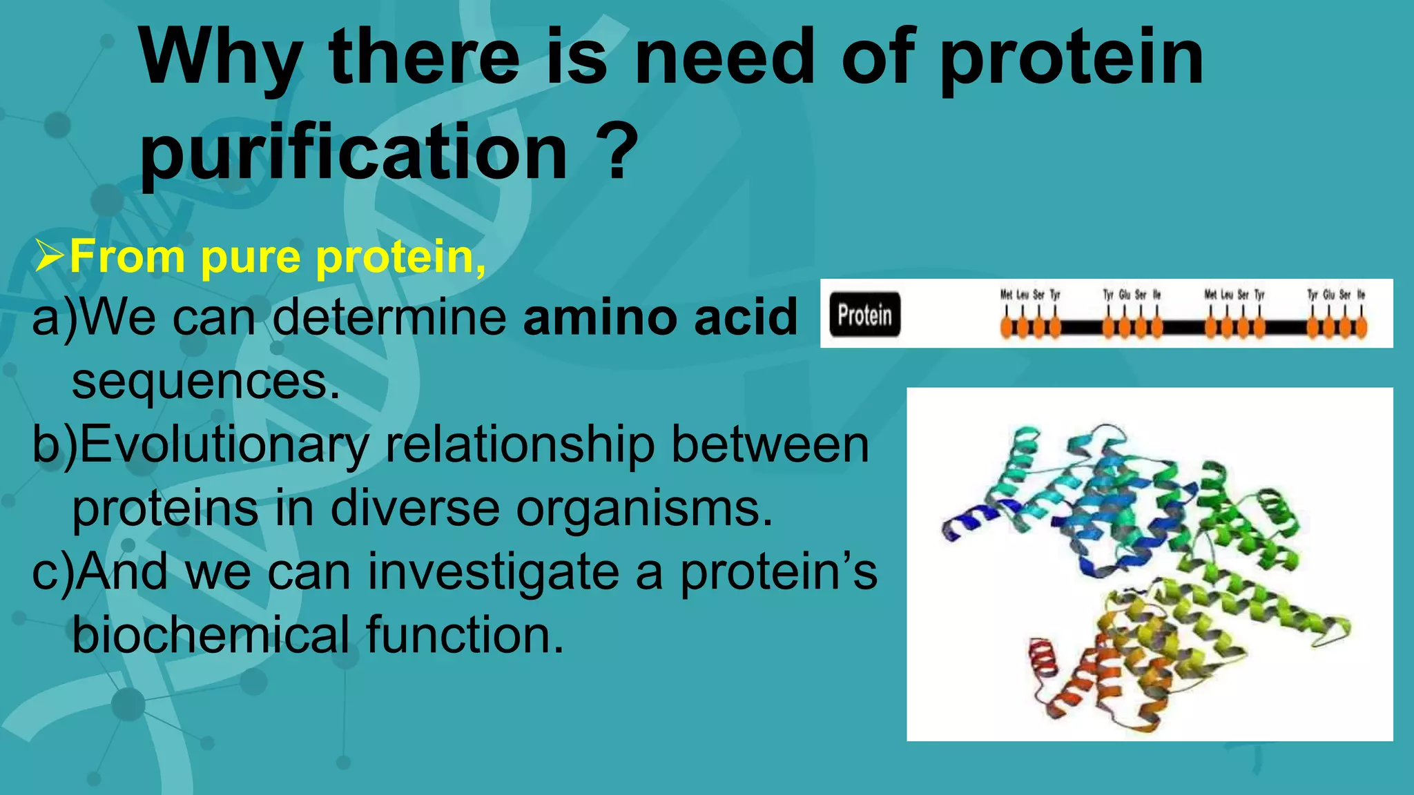 Protein purification | PPTX