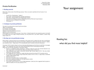 Protein purification | PDF