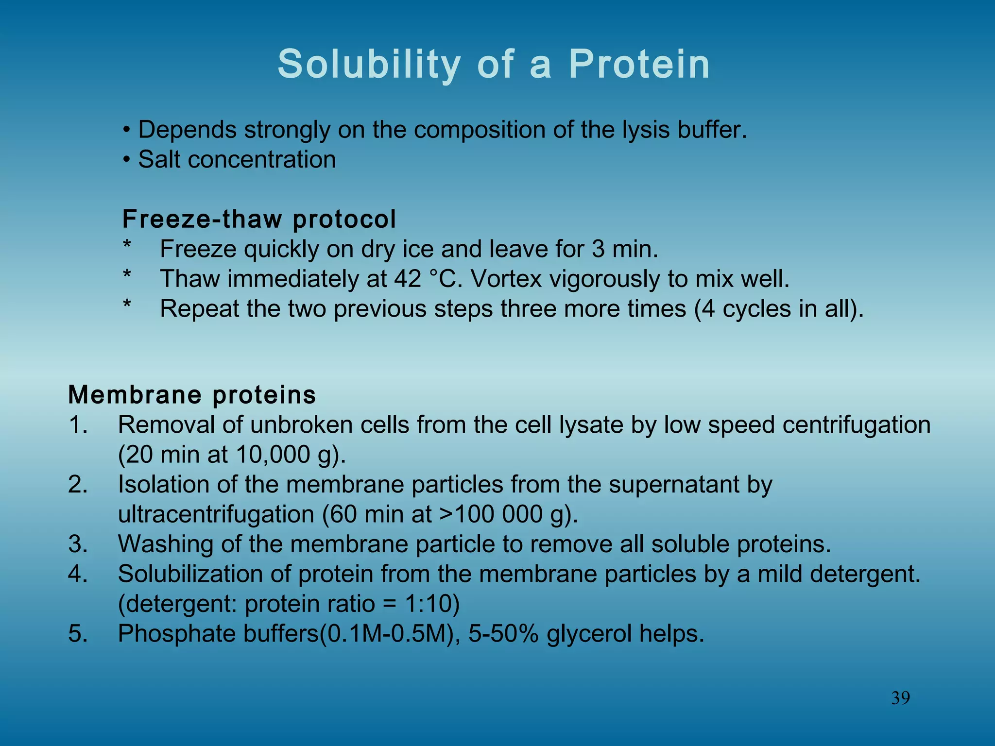 Protein Purification | PPT