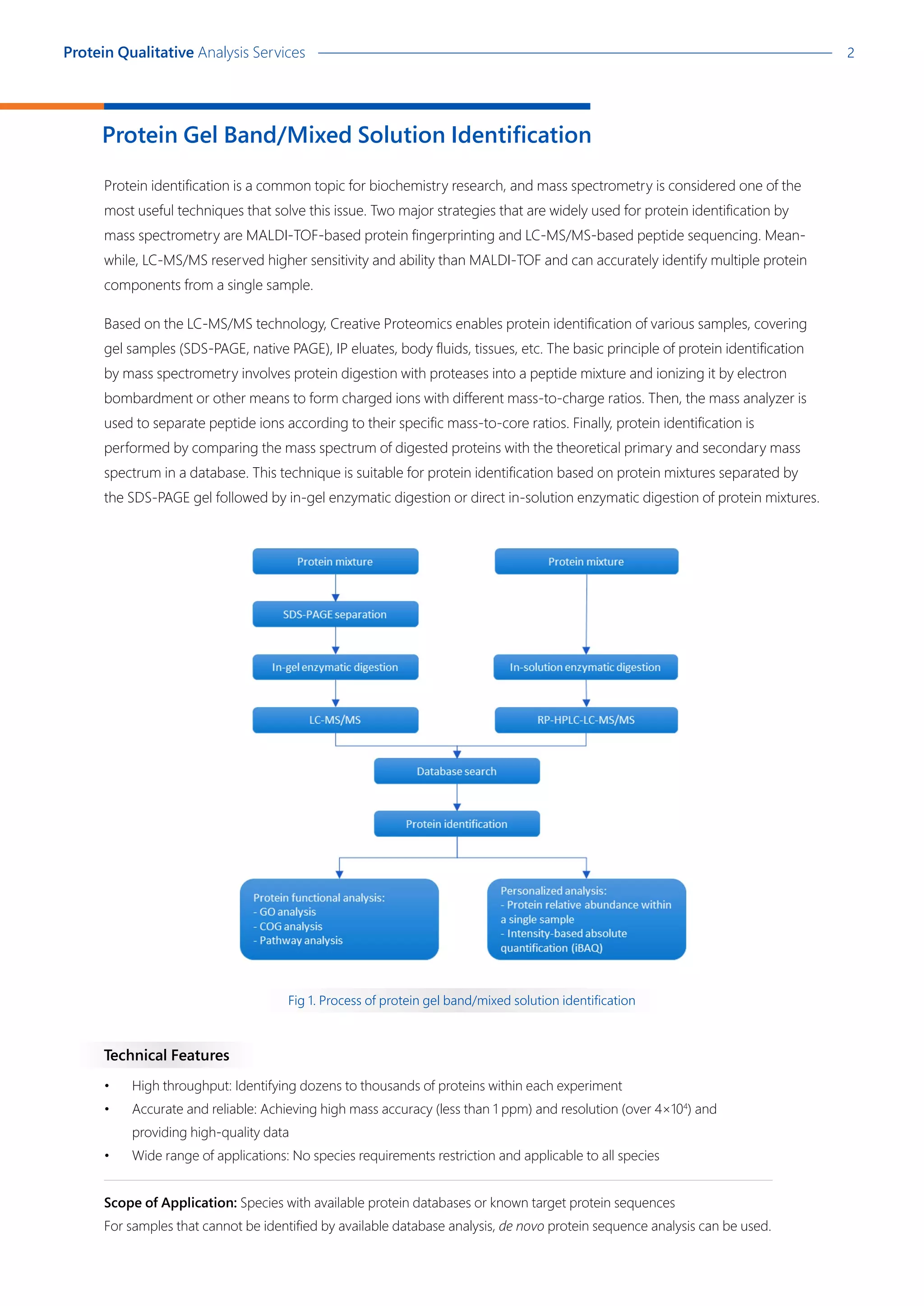 Protein Qualitative Analysis Services | PDF