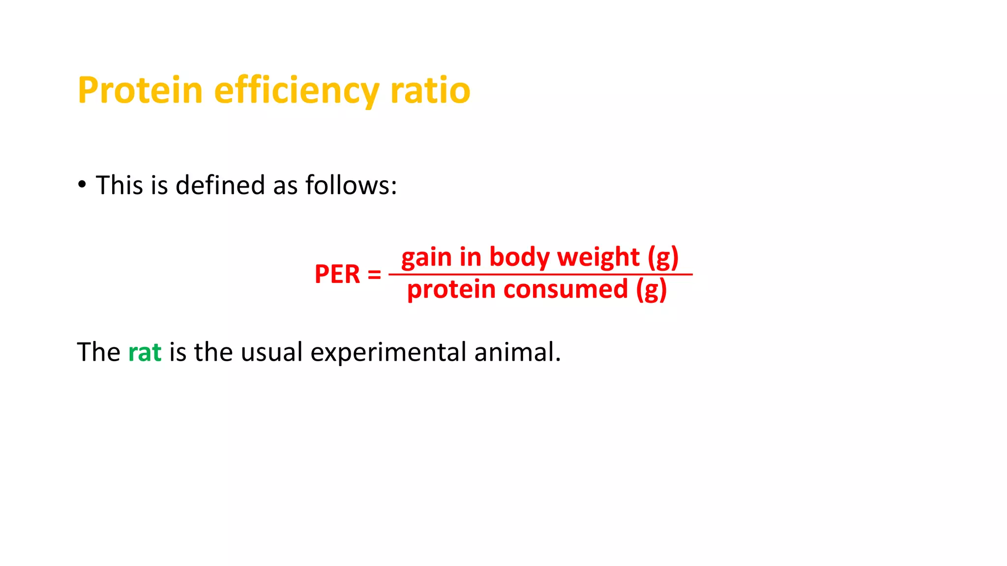 Protein quality determination in monogastric animals | PPTX