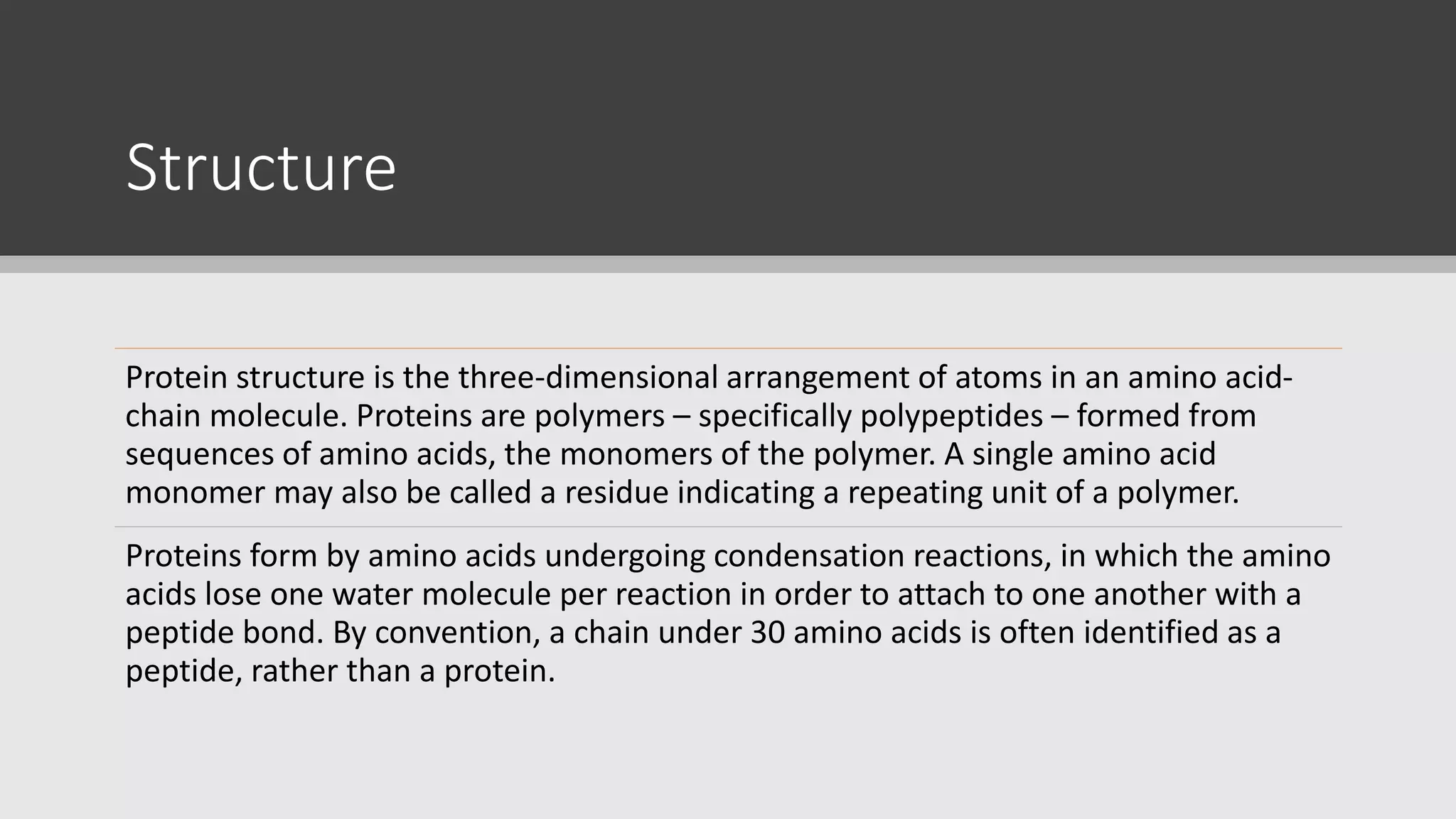Protein Structure and Function | PPTX | Endocrine and Metabolic ...
