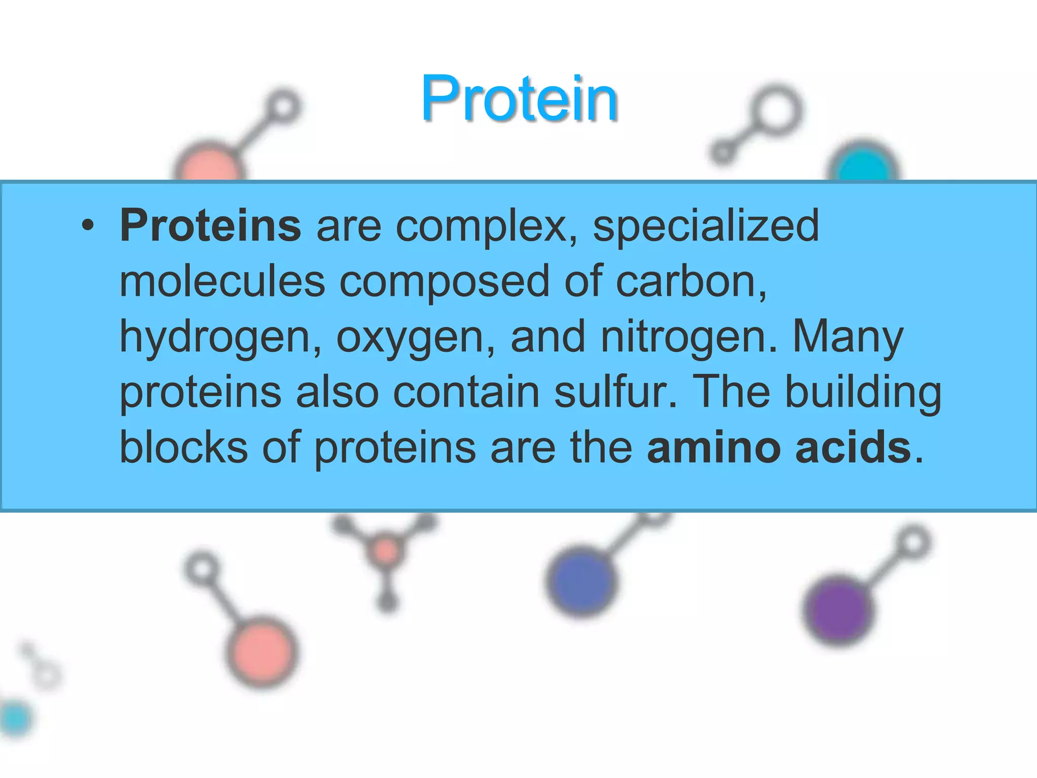 Proteins | PPTX