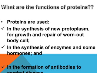 Proteins | PPTX