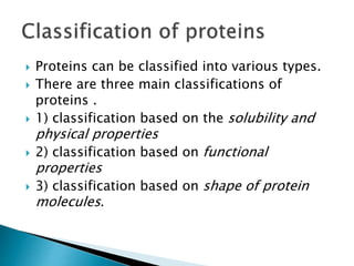 Proteins | PPTX