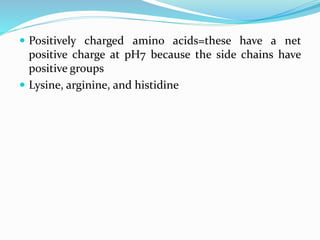 Proteins and Amino Acids | PPTX