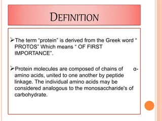 Proteins | PPT