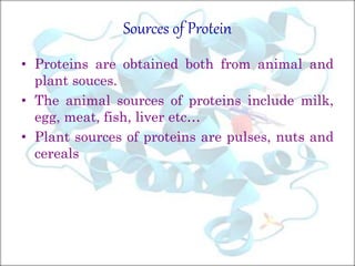 Proteins | PPTX