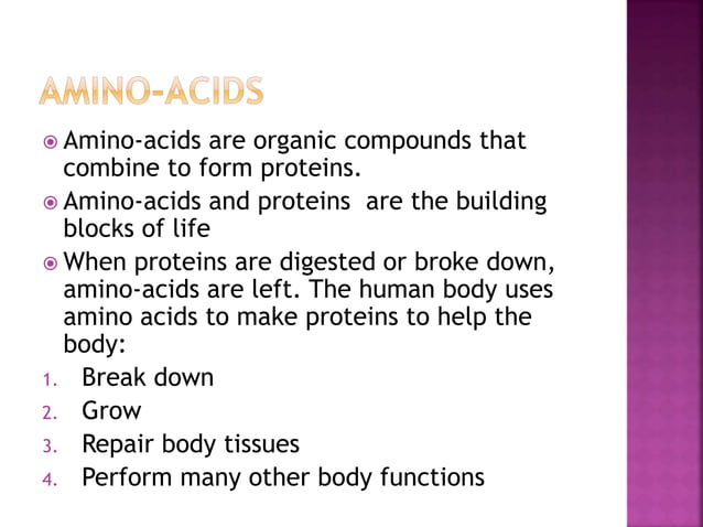 Proteins (UMAR TARIQ) | PPT