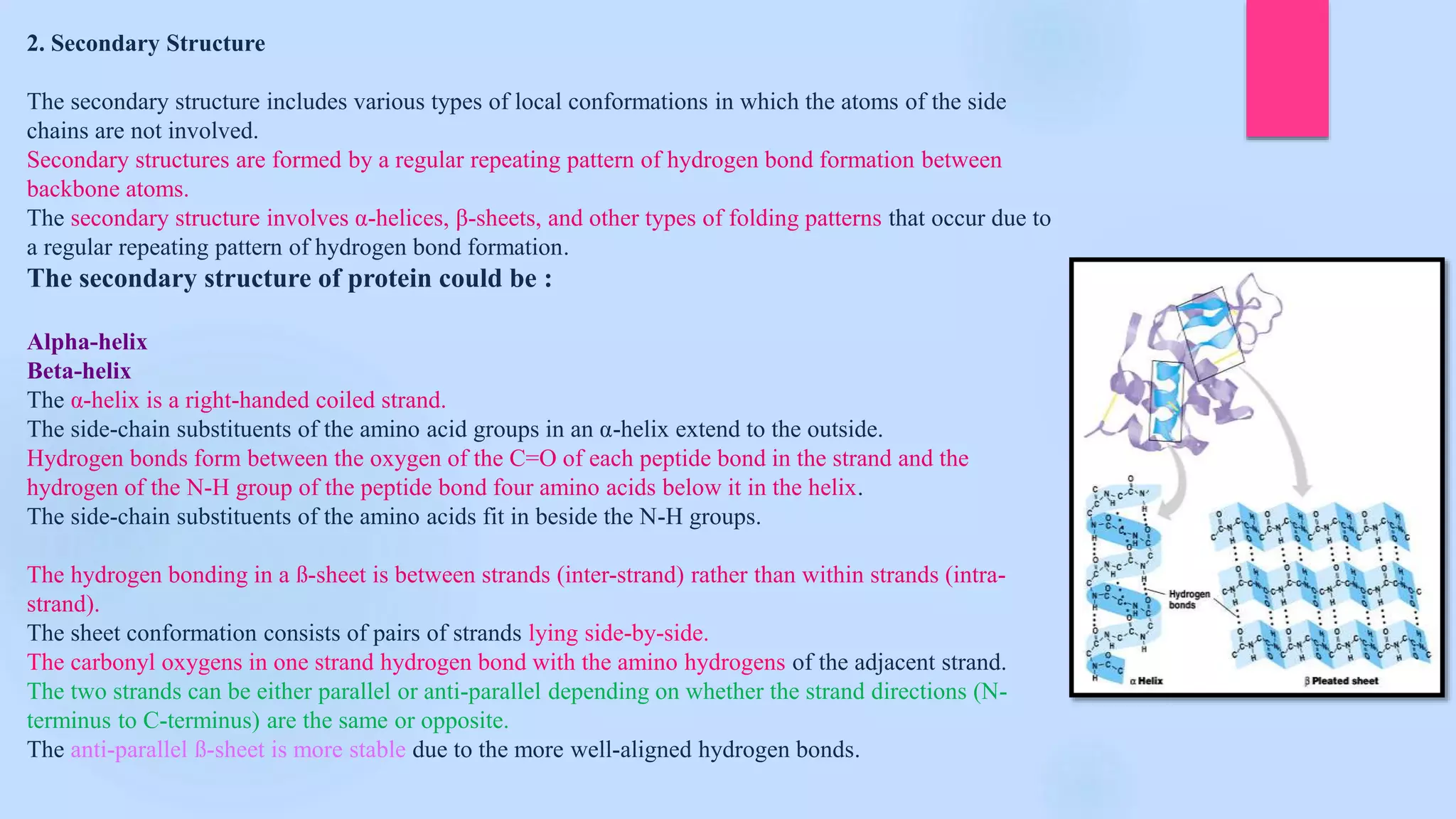 Proteins-Classification ,Structure of protein, properties and ...