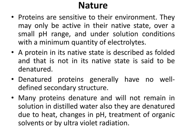 Protein- An Essential element | PPT