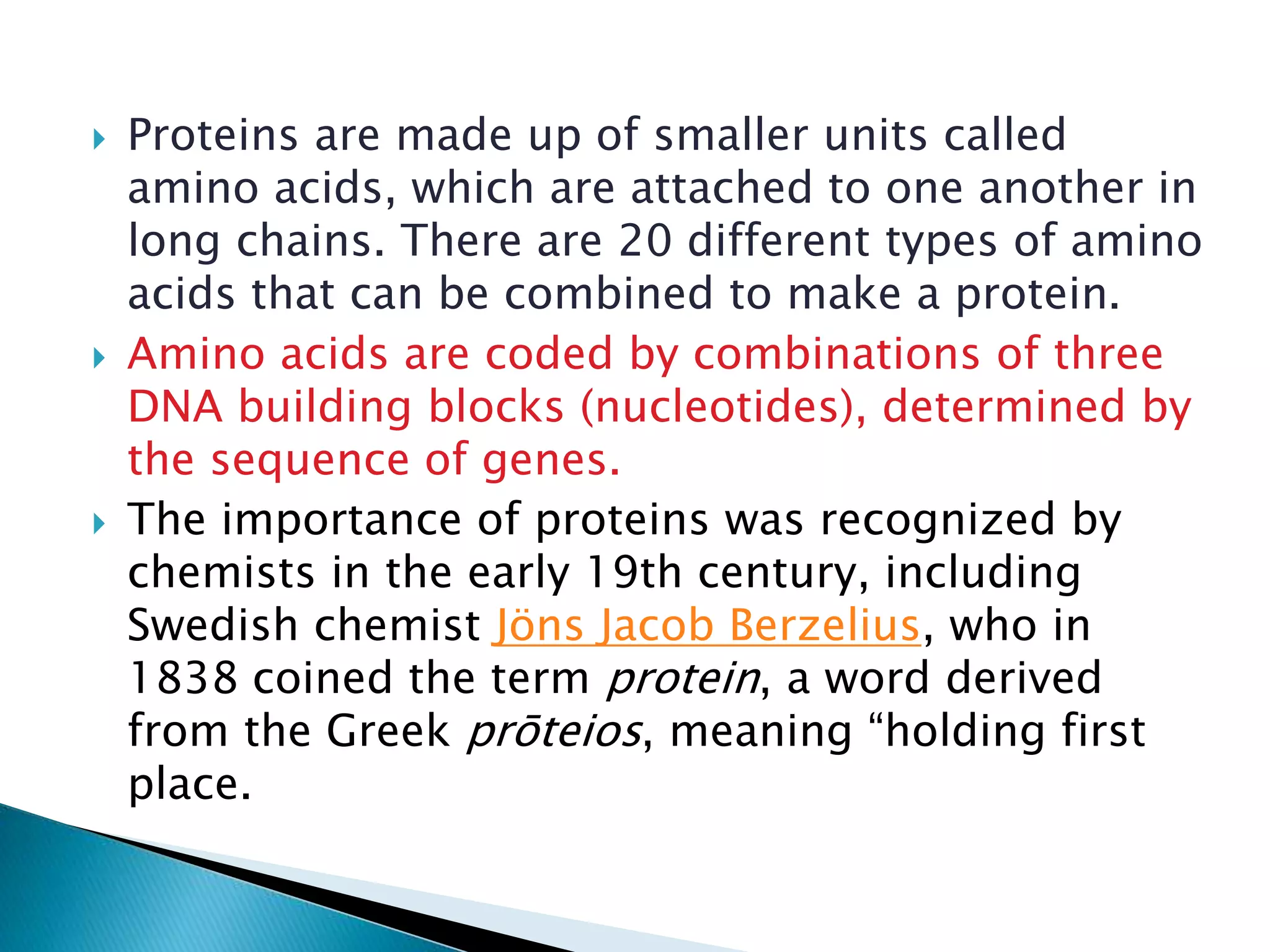 Proteins | PPTX