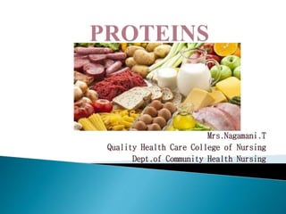 Proteins | PPTX