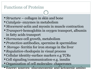 PROTEINS structure, function and properties.pptx