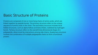 Proteins and it's classification for 1st year MBBS student.pptx