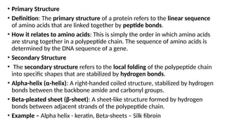 biochemistry of proteins definition.pptx