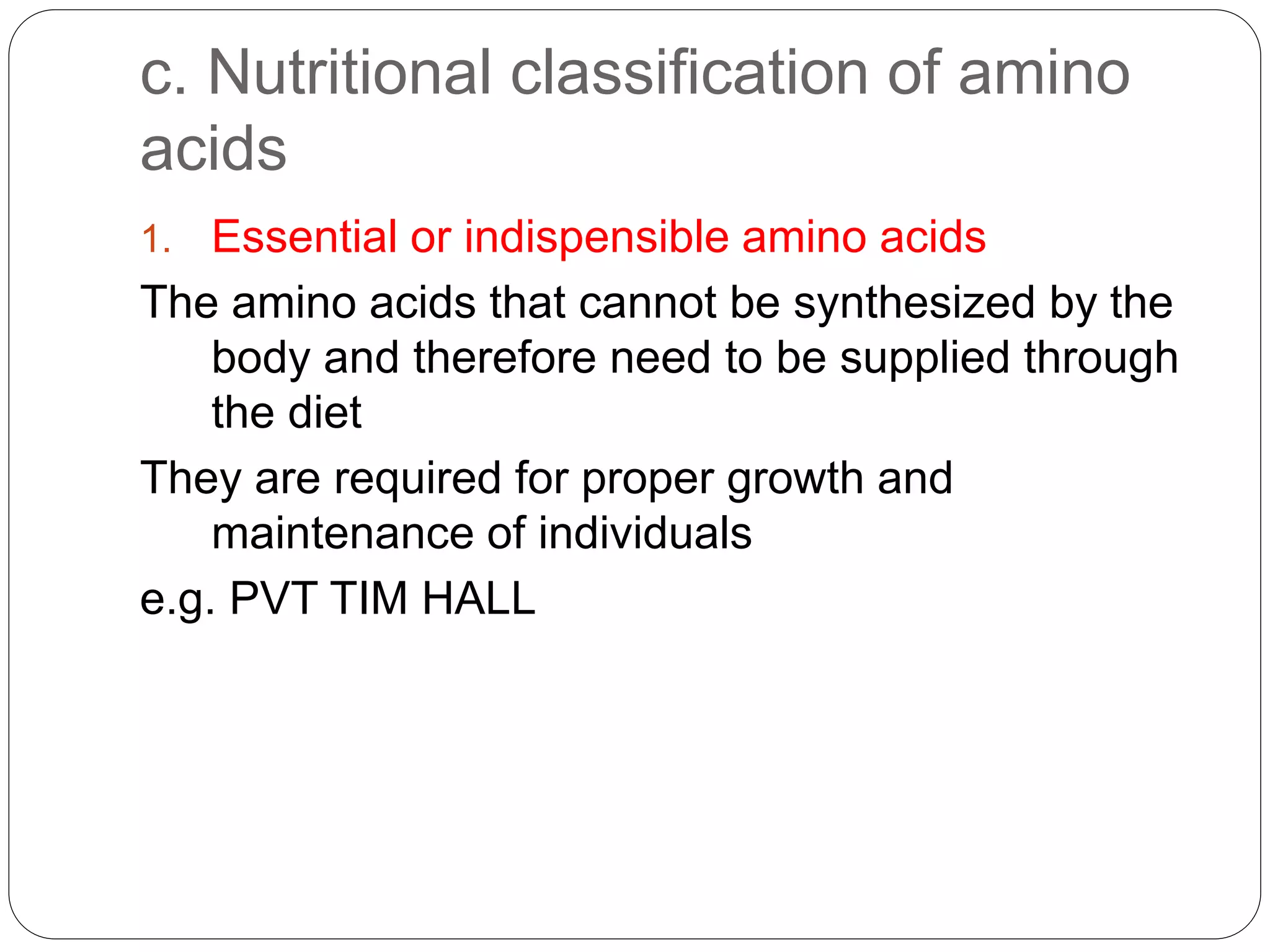 Proteins lecture 10 | PPTX