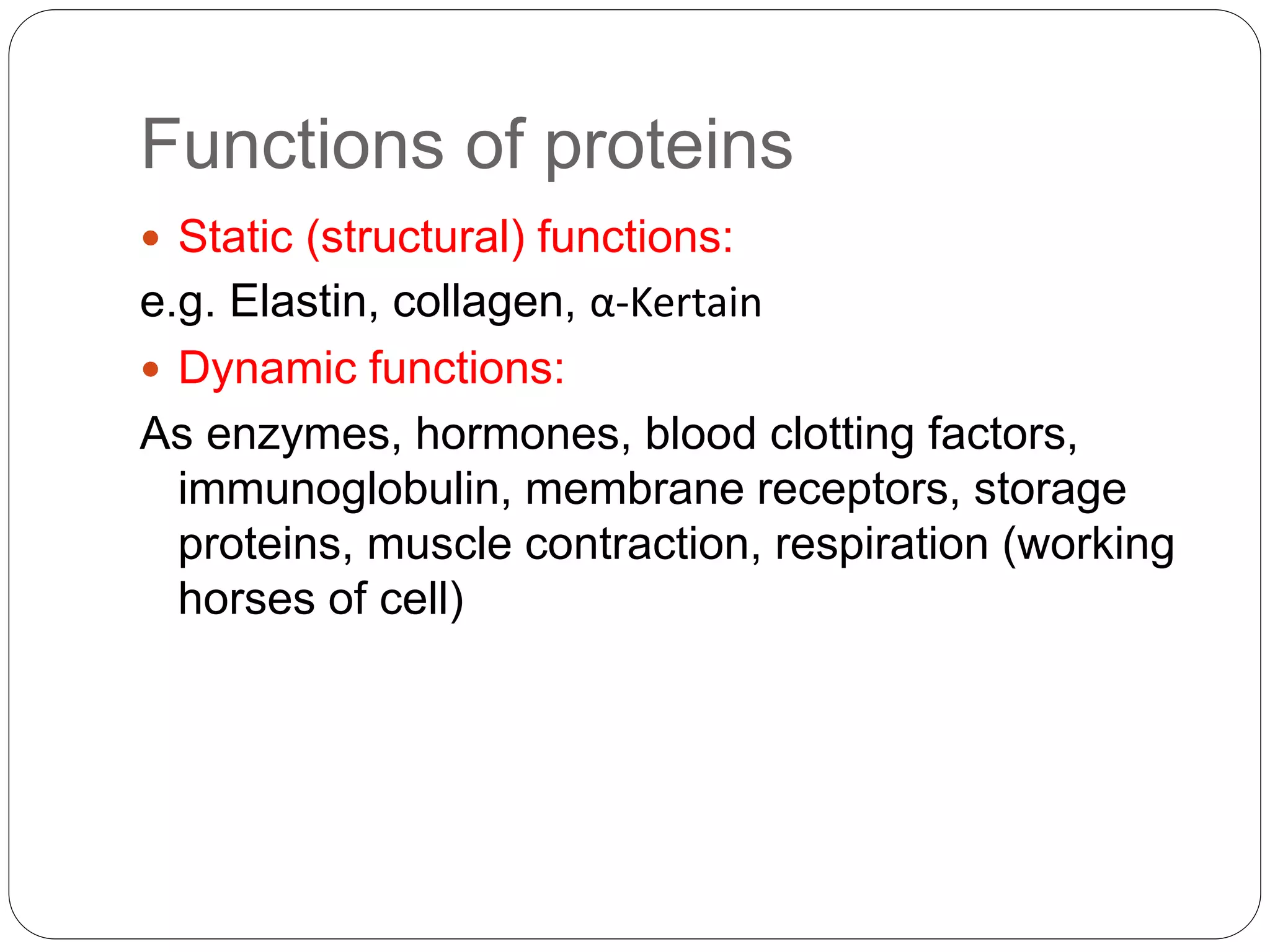 Proteins lecture 10 | PPTX