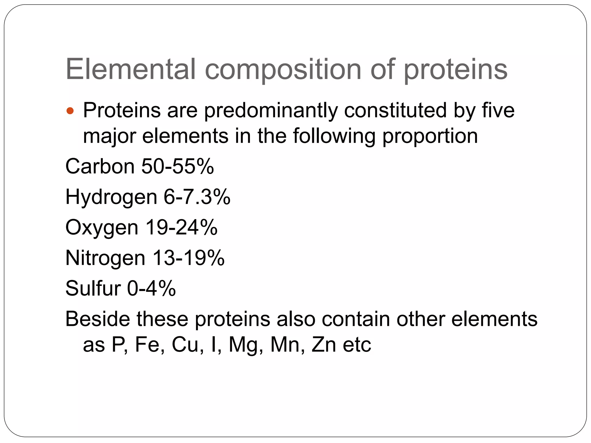 Proteins lecture 10 | PPTX