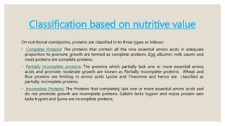 PROTEINS - AN EASY GUIDE FOR THE STUDENTS OF NUTRITION AND DIETETICS | PPTX