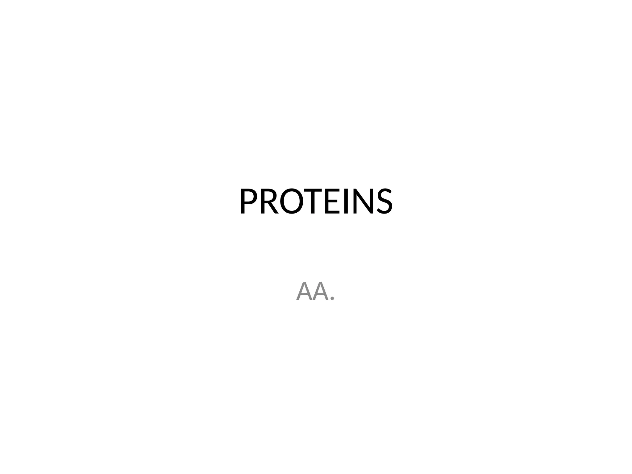 Proteins (1). presentation and it's types | PPTX