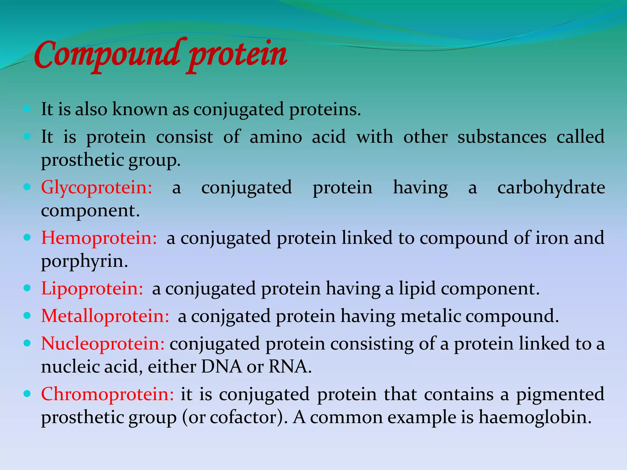 Proteins (2) | PPTX